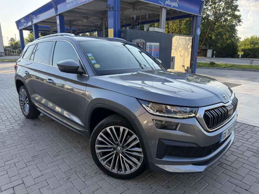 Серый Шкода Kodiaq 2022 в Клайпеда, объемом двигателя 1.97 л и пробегом 215 тыс. км за 24926 €, фото 4 на AUTOMOTO.COM.LV
