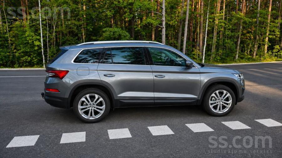 Pelēks Skoda Kodiaq 2022 Rīga, ar dzinēja tilpumu 2.00 L un nobraukumu 87 tūkst. km par 26800 €, foto 5 vietnē AUTOMOTO.COM.LV