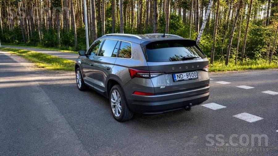 Pelēks Skoda Kodiaq 2022 Rīga, ar dzinēja tilpumu 2.00 L un nobraukumu 87 tūkst. km par 26800 €, foto 7 vietnē AUTOMOTO.COM.LV