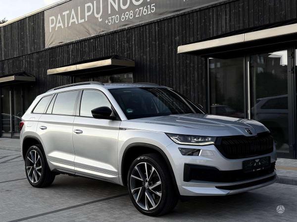 Grey Skoda Kodiaq 2022 in Siauliai, with an engine capacity of 1.97 L and mileage of 204 thousand km for 23990 €, photo 6 on AUTOMOTO.COM.LV