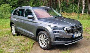 Pelēks Skoda Kodiaq 2022 Varėna, ar dzinēja tilpumu 1.97 L un nobraukumu 147 tūkst. km par 26000 €, foto  vietnē AUTOMOTO.COM.LV