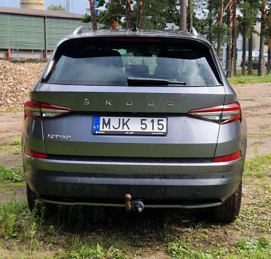Pelēks Skoda Kodiaq 2022 Varėna, ar dzinēja tilpumu 1.97 L un nobraukumu 147 tūkst. km par 26000 €, foto 6 vietnē AUTOMOTO.COM.LV