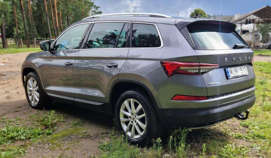 Pelēks Skoda Kodiaq 2022 Varėna, ar dzinēja tilpumu 1.97 L un nobraukumu 147 tūkst. km par 26000 €, foto 9 vietnē AUTOMOTO.COM.LV