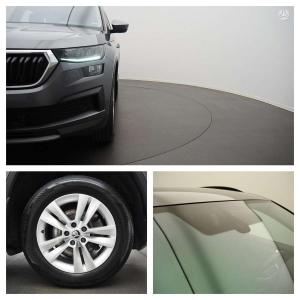 Grey Skoda Kodiaq 2022 in Vilnius, with an engine capacity of 1.97 L and mileage of 110 thousand km for 24200 €, photo 8 on AUTOMOTO.COM.LV