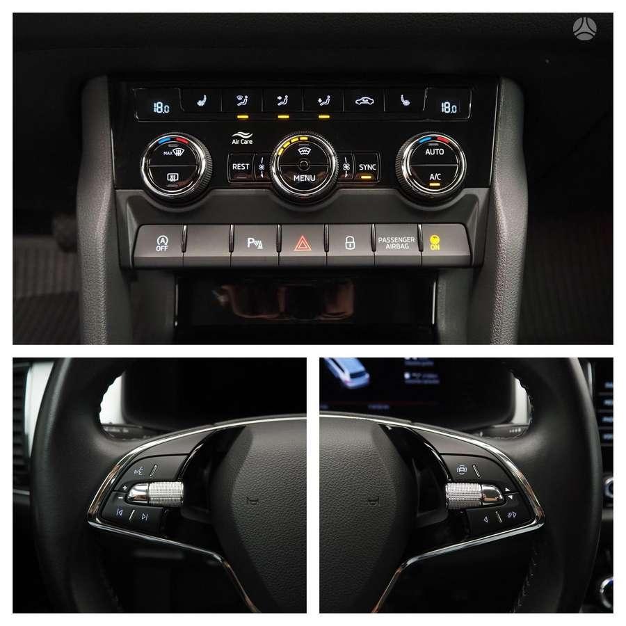 Grey Skoda Kodiaq 2022 in Vilnius, with an engine capacity of 1.97 L and mileage of 110 thousand km for 24200 €, photo 14 on AUTOMOTO.COM.LV