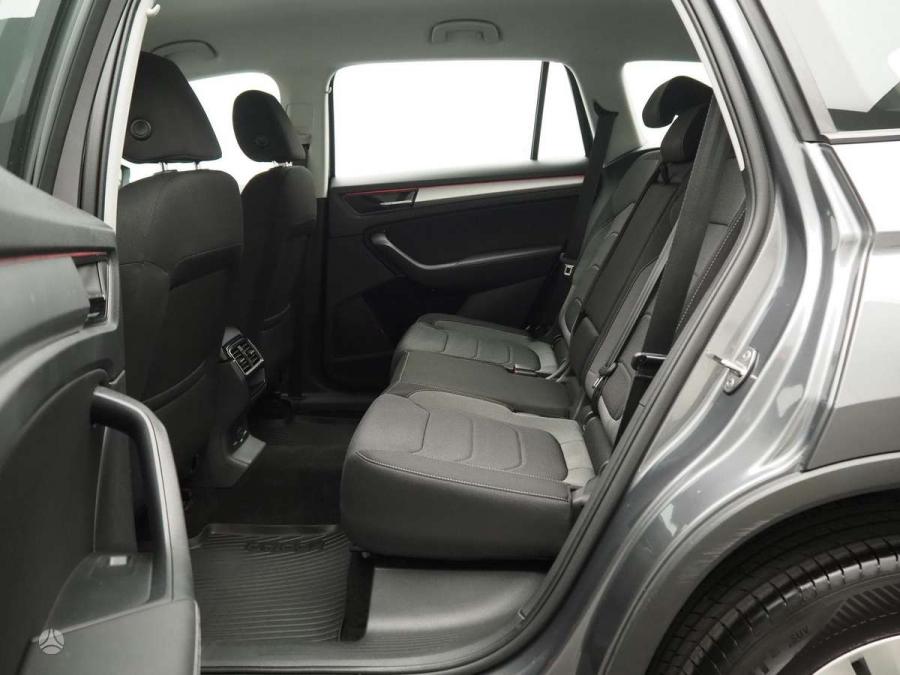 Grey Skoda Kodiaq 2022 in Vilnius, with an engine capacity of 1.97 L and mileage of 110 thousand km for 24200 €, photo 15 on AUTOMOTO.COM.LV