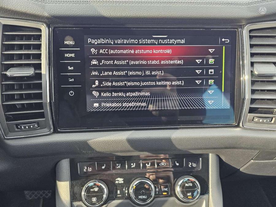 Серый Шкода Kodiaq 2022 в Вильнюс, объемом двигателя 1.97 л и пробегом 200 тыс. км за 22500 €, фото 23 на AUTOMOTO.COM.LV
