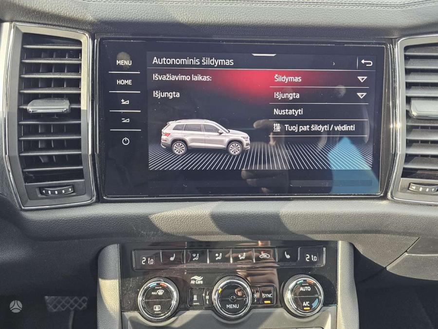 Серый Шкода Kodiaq 2022 в Вильнюс, объемом двигателя 1.97 л и пробегом 200 тыс. км за 22500 €, фото 27 на AUTOMOTO.COM.LV