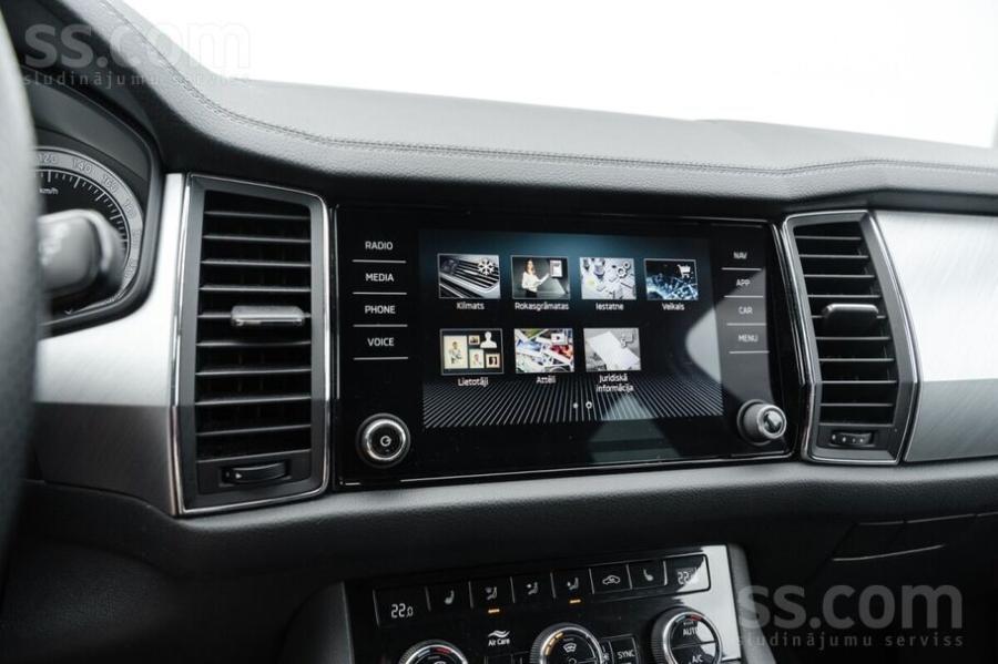 Pelēks Skoda Kodiaq 2022 Rīga, ar dzinēja tilpumu 1.50 L un nobraukumu 50 tūkst. km par 24850 €, foto 25 vietnē AUTOMOTO.COM.LV