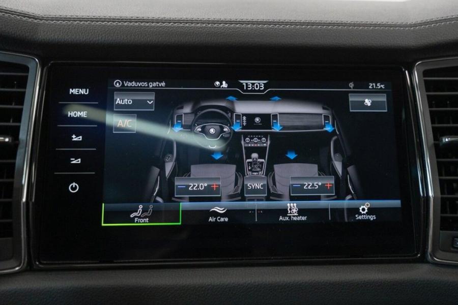 Серый Шкода Kodiaq 2022 в Вильнюс, объемом двигателя 2.00 л и пробегом 118 тыс. км за 31900 €, фото 17 на AUTOMOTO.COM.LV