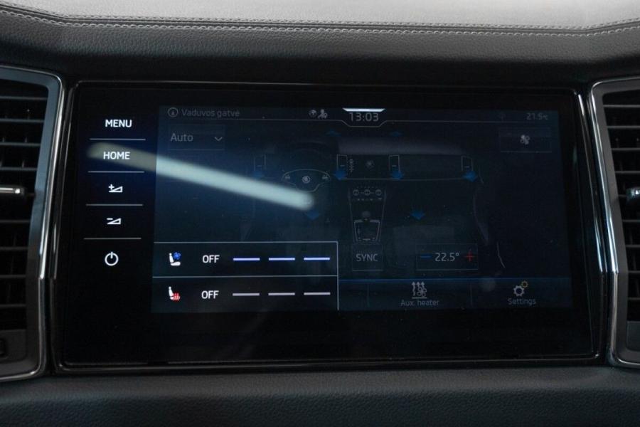 Серый Шкода Kodiaq 2022 в Вильнюс, объемом двигателя 2.00 л и пробегом 118 тыс. км за 31900 €, фото 18 на AUTOMOTO.COM.LV