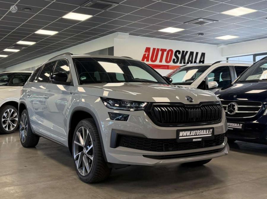 Серый Шкода Kodiaq 2022 в Клайпеда, объемом двигателя 1.97 л и пробегом 250 тыс. км за 29950 €, фото 59 на AUTOMOTO.COM.LV
