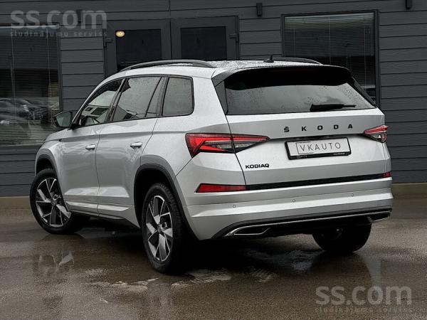 Grey Skoda Kodiaq 2022 in Jelgava, with an engine capacity of 1.50 L and mileage of 198 thousand km for 24800 €, photo 3 on AUTOMOTO.COM.LV