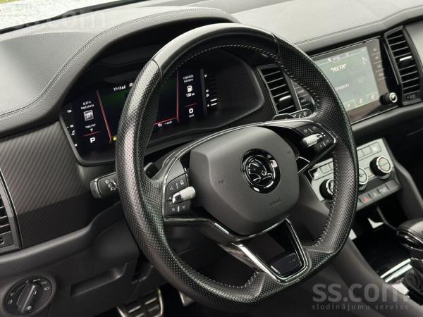 Grey Skoda Kodiaq 2022 in Jelgava, with an engine capacity of 1.50 L and mileage of 198 thousand km for 24800 €, photo 7 on AUTOMOTO.COM.LV