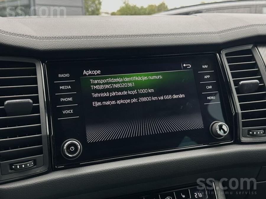 Серый Шкода Kodiaq 2022 в Елгава, объемом двигателя 1.50 л и пробегом 198 тыс. км за 24800 €, фото 30 на AUTOMOTO.COM.LV