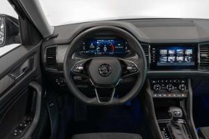 Grey Skoda Kodiaq 2022 in Vilnius, with an engine capacity of 2.00 L and mileage of 138 thousand km for 29900 €, photo 10 on AUTOMOTO.COM.LV