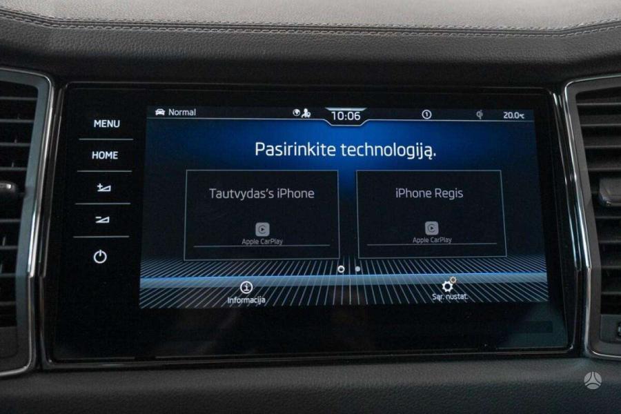 Grey Skoda Kodiaq 2022 in Vilnius, with an engine capacity of 2.00 L and mileage of 138 thousand km for 29900 €, photo 16 on AUTOMOTO.COM.LV