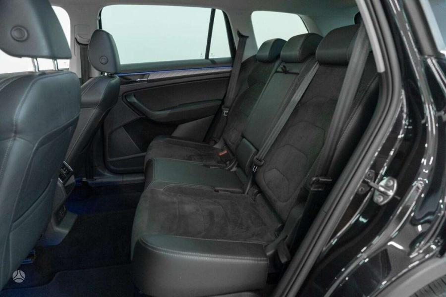 Grey Skoda Kodiaq 2022 in Vilnius, with an engine capacity of 2.00 L and mileage of 138 thousand km for 29900 €, photo 22 on AUTOMOTO.COM.LV