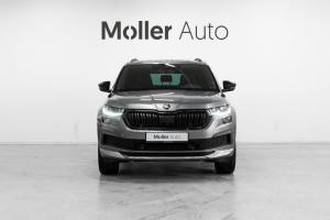 Grey Skoda Kodiaq 2022 in Vilnius, with an engine capacity of 2.00 L and mileage of 152 thousand km for 26900 €, photo 6 on AUTOMOTO.COM.LV
