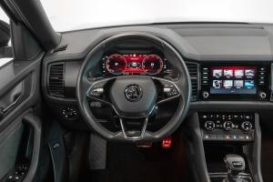 Grey Skoda Kodiaq 2022 in Vilnius, with an engine capacity of 2.00 L and mileage of 152 thousand km for 26900 €, photo 10 on AUTOMOTO.COM.LV
