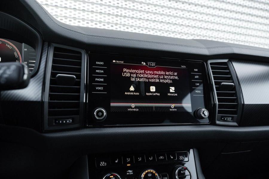 Серый Шкода Kodiaq 2022 в Марупе, объемом двигателя 2.00 л и пробегом 119 тыс. км за 28650 €, фото 23 на AUTOMOTO.COM.LV