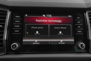 Серый Шкода Kodiaq 2022 в Вильнюс, объемом двигателя 2.00 л и пробегом 119 тыс. км за 28200 €, фото 21 на AUTOMOTO.COM.LV