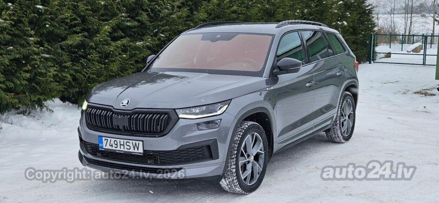 Pelēks Skoda Kodiaq 2023 Tartu, ar dzinēja tilpumu 2.00 L un nobraukumu 46 tūkst. km par 39500 €, foto 1 vietnē AUTOMOTO.COM.LV