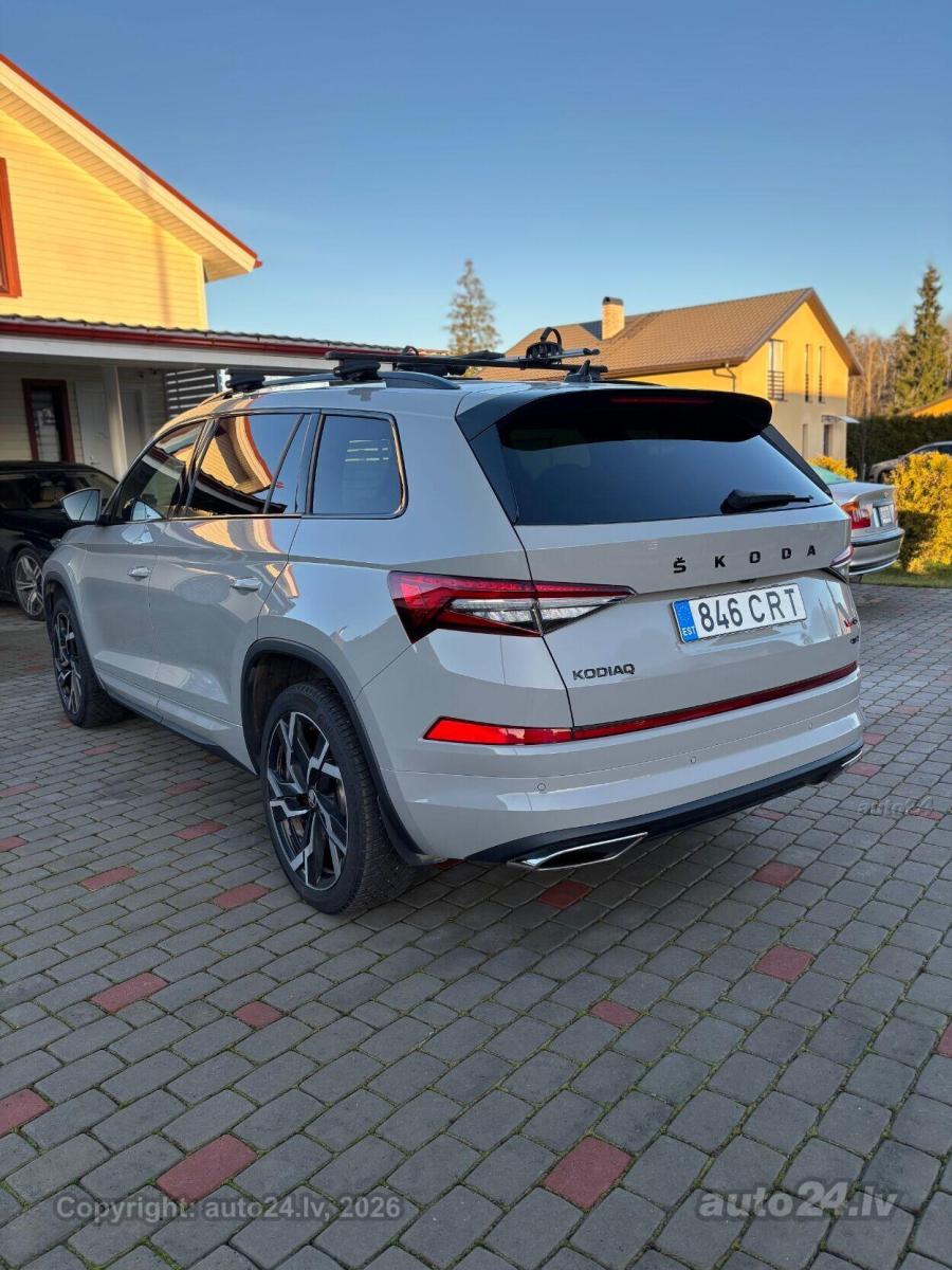 Pelēks Skoda Kodiaq 2023 Tallina, ar dzinēja tilpumu 2.00 L un nobraukumu 40 tūkst. km par 39999 €, foto 4 vietnē AUTOMOTO.COM.LV