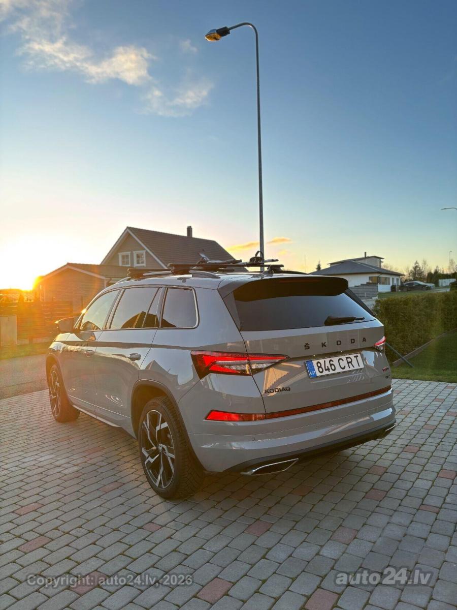 Pelēks Skoda Kodiaq 2023 Tallina, ar dzinēja tilpumu 2.00 L un nobraukumu 40 tūkst. km par 39999 €, foto 6 vietnē AUTOMOTO.COM.LV