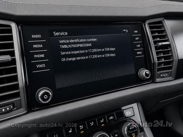 Pelēks Skoda Kodiaq 2023 Pērnava, ar dzinēja tilpumu 2.00 L un nobraukumu 104 tūkst. km par 35990 €, foto 6 vietnē AUTOMOTO.COM.LV