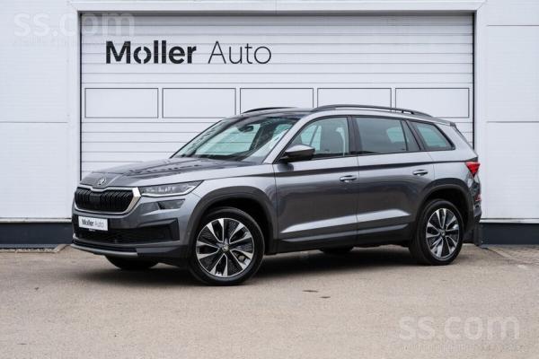 Grey Skoda Kodiaq 2023 in Riga, with an engine capacity of 2.00 L and mileage of 137 thousand km for 28250 €, photo 1 on AUTOMOTO.COM.LV