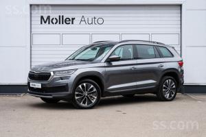 Grey Skoda Kodiaq 2023 in Riga, with an engine capacity of 2.00 L and mileage of 137 thousand km for 28250 €, photo  on AUTOMOTO.COM.LV