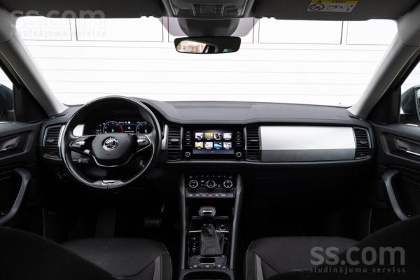 Grey Skoda Kodiaq 2023 in Riga, with an engine capacity of 2.00 L and mileage of 137 thousand km for 28250 €, photo 9 on AUTOMOTO.COM.LV
