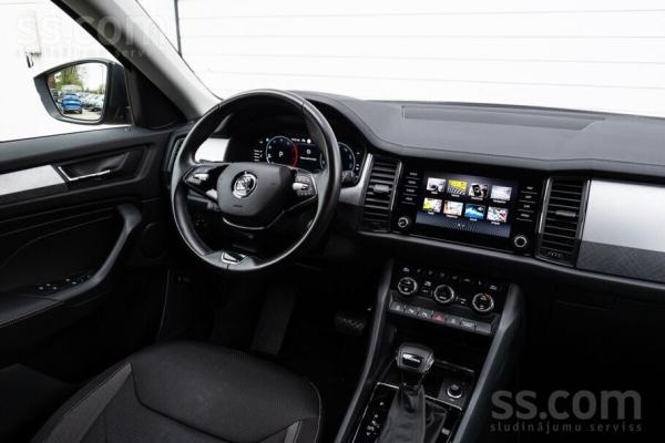 Grey Skoda Kodiaq 2023 in Riga, with an engine capacity of 2.00 L and mileage of 137 thousand km for 28250 €, photo 10 on AUTOMOTO.COM.LV