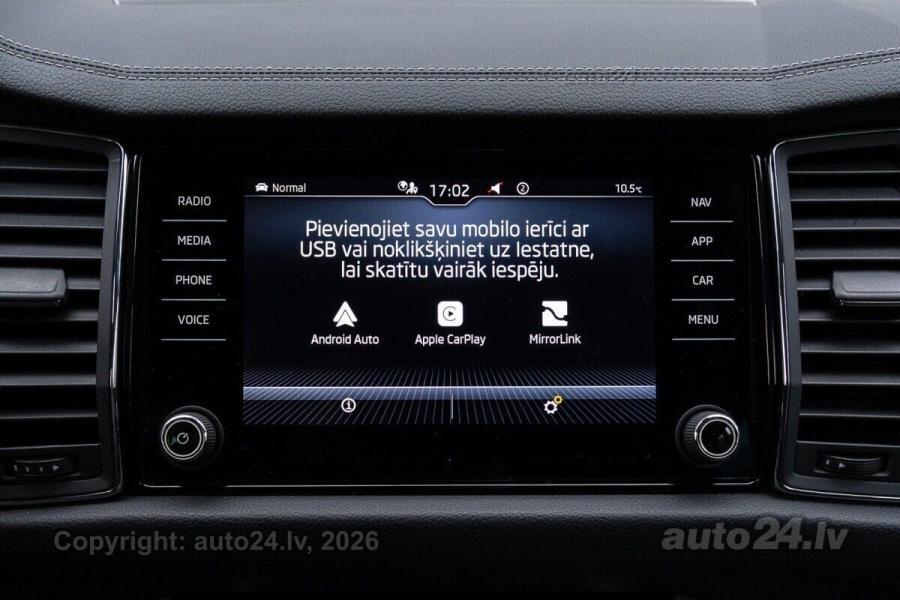 Серый Шкода Kodiaq 2023 в Рига, объемом двигателя 2.00 л и пробегом 165 тыс. км за 29668 €, фото 14 на AUTOMOTO.COM.LV
