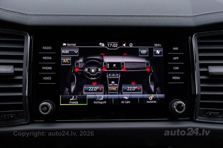 Серый Шкода Kodiaq 2023 в Рига, объемом двигателя 2.00 л и пробегом 165 тыс. км за 29668 €, фото 15 на AUTOMOTO.COM.LV