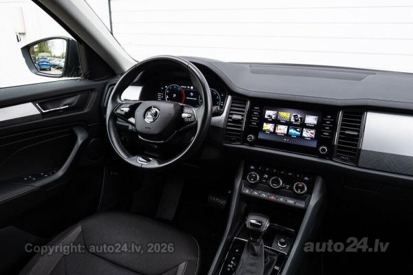 Grey Skoda Kodiaq 2023 in Riga, with an engine capacity of 2.00 L and mileage of 137 thousand km for 28950 €, photo 9 on AUTOMOTO.COM.LV