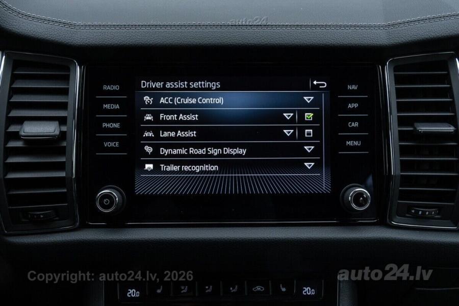 Серый Шкода Kodiaq 2023 в Рига, объемом двигателя 2.00 л и пробегом 137 тыс. км за 28950 €, фото 12 на AUTOMOTO.COM.LV