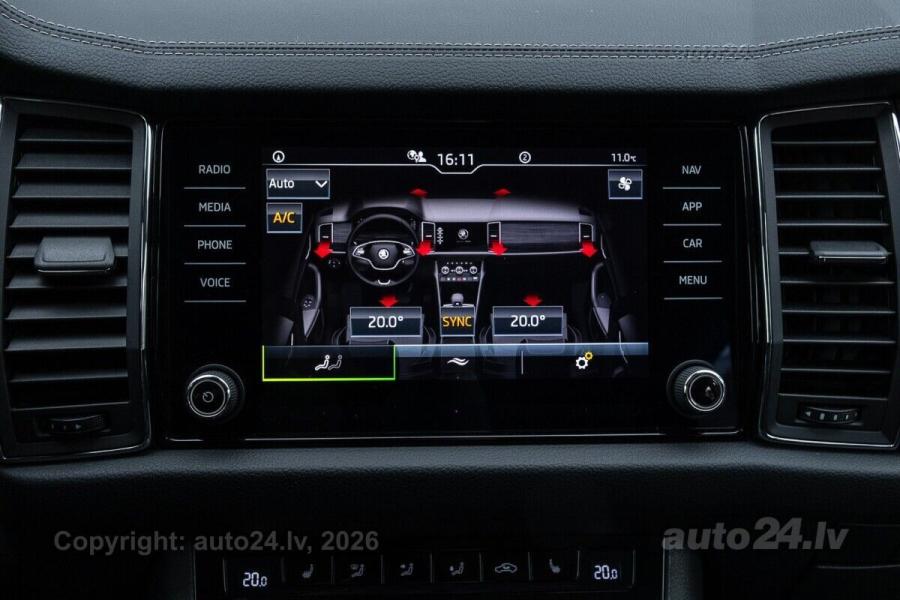Серый Шкода Kodiaq 2023 в Рига, объемом двигателя 2.00 л и пробегом 137 тыс. км за 28950 €, фото 15 на AUTOMOTO.COM.LV