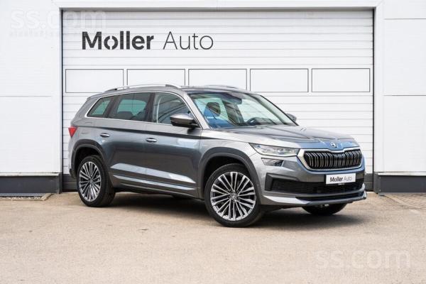 Grey Skoda Kodiaq 2023 in Riga, with an engine capacity of 2.00 L and mileage of 140 thousand km for 32950 €, photo 2 on AUTOMOTO.COM.LV
