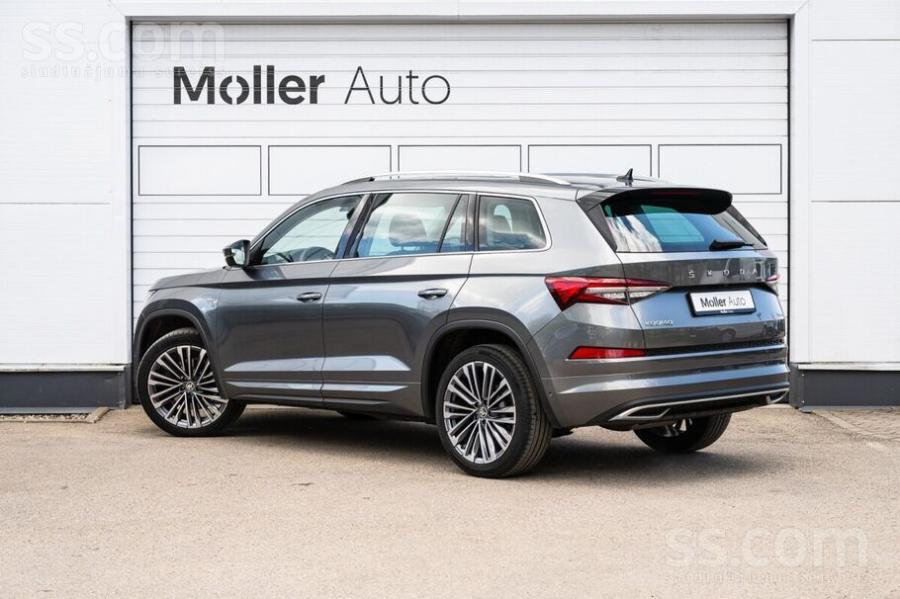 Pelēks Skoda Kodiaq 2023 Rīga, ar dzinēja tilpumu 2.00 L un nobraukumu 140 tūkst. km par 32950 €, foto 4 vietnē AUTOMOTO.COM.LV