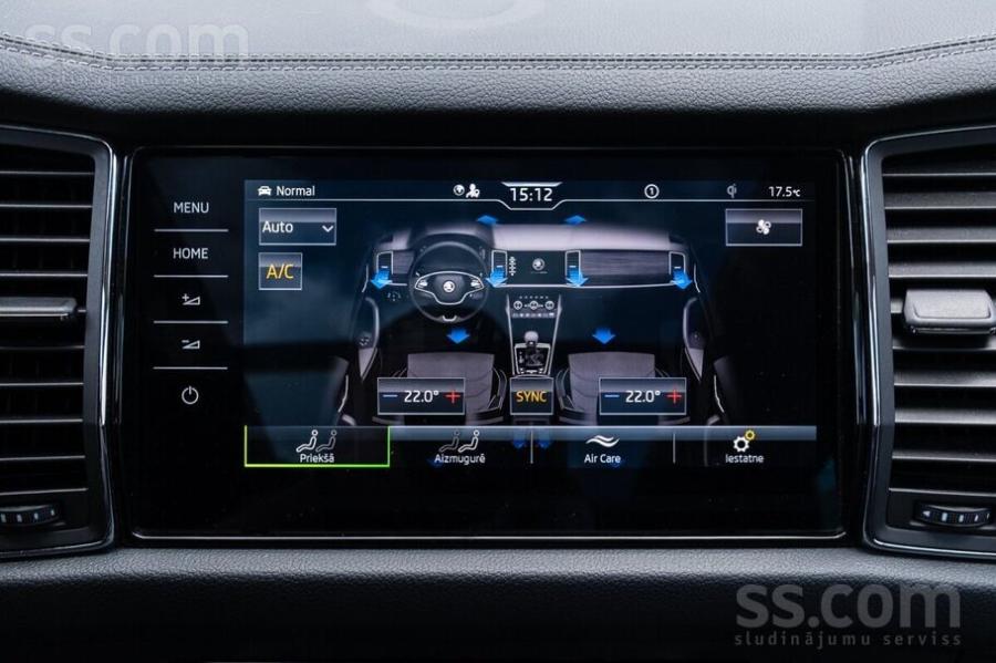 Pelēks Skoda Kodiaq 2023 Rīga, ar dzinēja tilpumu 2.00 L un nobraukumu 140 tūkst. km par 32950 €, foto 15 vietnē AUTOMOTO.COM.LV