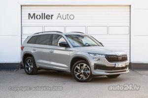 Grey Skoda Kodiaq 2023 in Riga, with an engine capacity of 2.00 L and mileage of 119 thousand km for 33766 €, photo 3 on AUTOMOTO.COM.LV