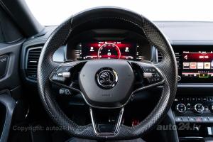 Grey Skoda Kodiaq 2023 in Riga, with an engine capacity of 2.00 L and mileage of 119 thousand km for 33766 €, photo 28 on AUTOMOTO.COM.LV