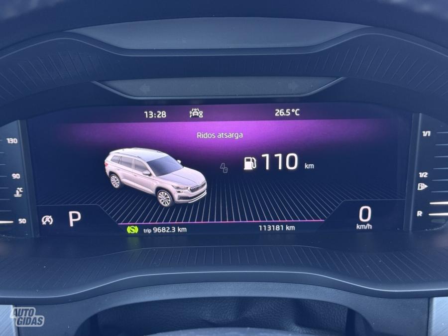 Серый Шкода Kodiaq 2023 в Авиженяй, объемом двигателя 1.50 л и пробегом 113 тыс. км за 24950 €, фото 11 на AUTOMOTO.COM.LV
