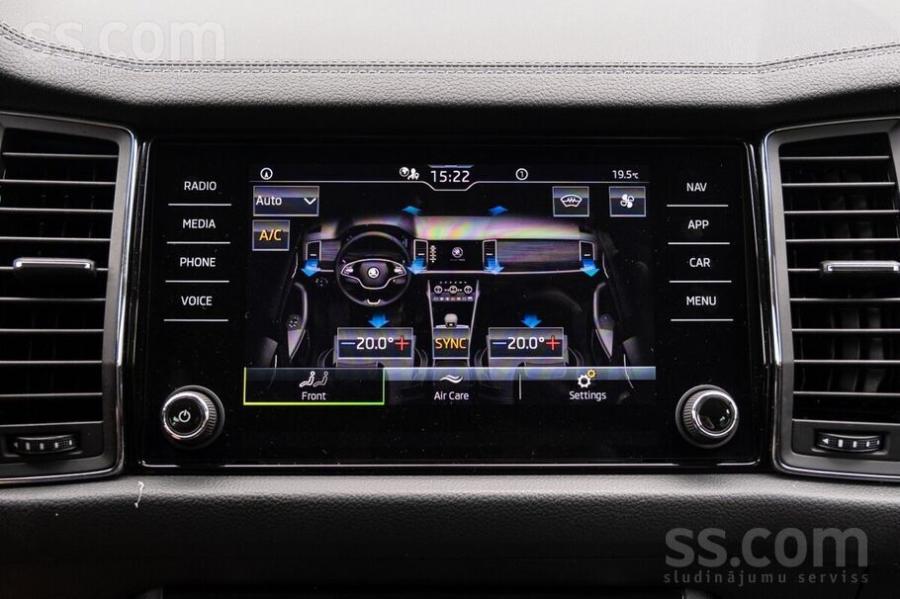 Серый Шкода Kodiaq 2023 в Рига, объемом двигателя 2.00 л и пробегом 165 тыс. км за 26950 €, фото 11 на AUTOMOTO.COM.LV