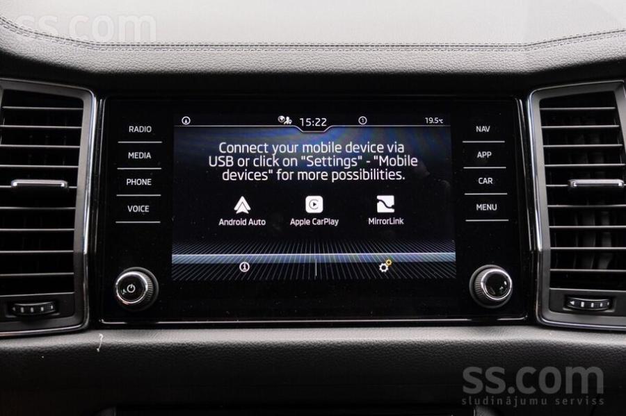 Серый Шкода Kodiaq 2023 в Рига, объемом двигателя 2.00 л и пробегом 165 тыс. км за 26950 €, фото 14 на AUTOMOTO.COM.LV