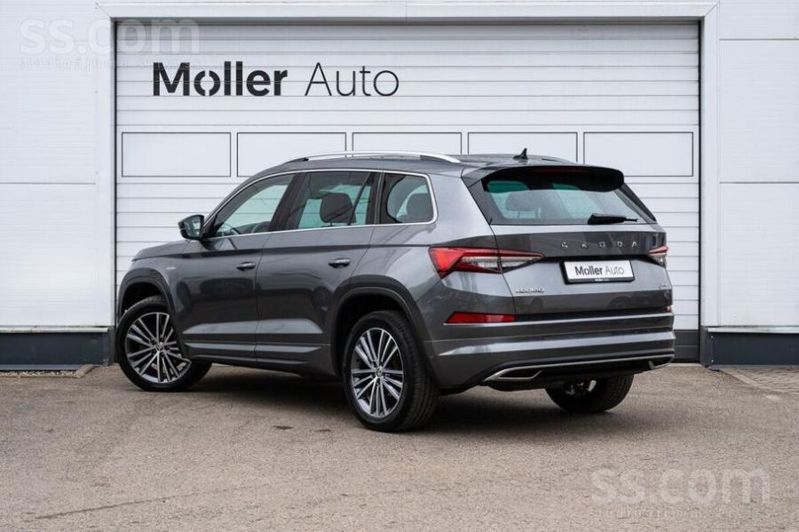 Grey Skoda Kodiaq 2023 in Riga, with an engine capacity of 2.00 L and mileage of 165 thousand km for 28950 €, photo 5 on AUTOMOTO.COM.LV