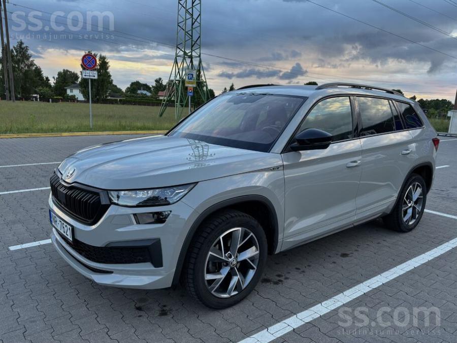 Pelēks Skoda Kodiaq 2023 Rīga, ar dzinēja tilpumu 1.50 L un nobraukumu 75 tūkst. km par 29300 €, foto 5 vietnē AUTOMOTO.COM.LV
