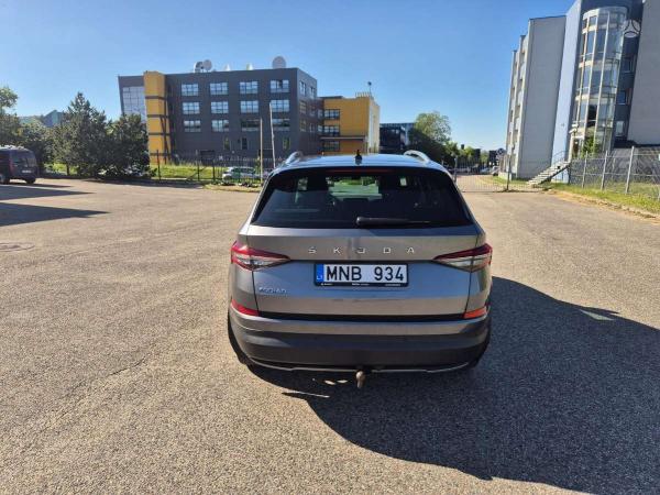 Grey Skoda Kodiaq 2023 in Vilnius, with an engine capacity of 1.50 L and mileage of 73 thousand km for 28200 €, photo 5 on AUTOMOTO.COM.LV